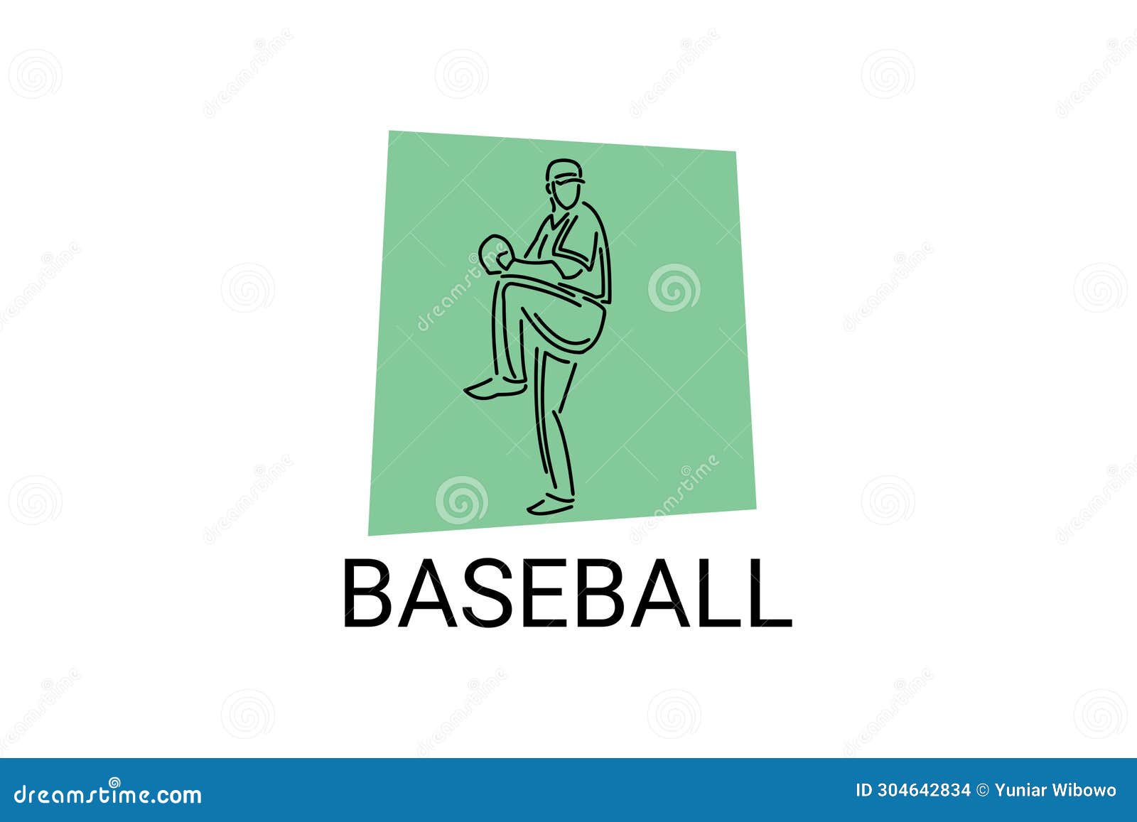 Baseball Player Vector Line Icon. Batter and Ball Logo, Equipment Sign ...
