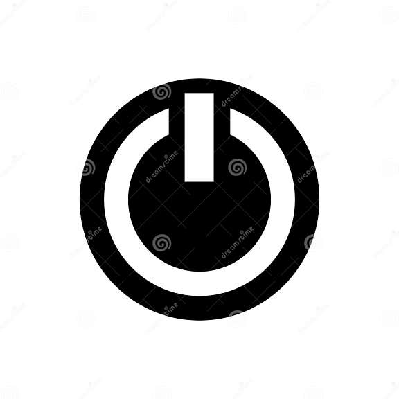 Web Icon Push-button Power. on Off Button. Mobile Stock Vector ...