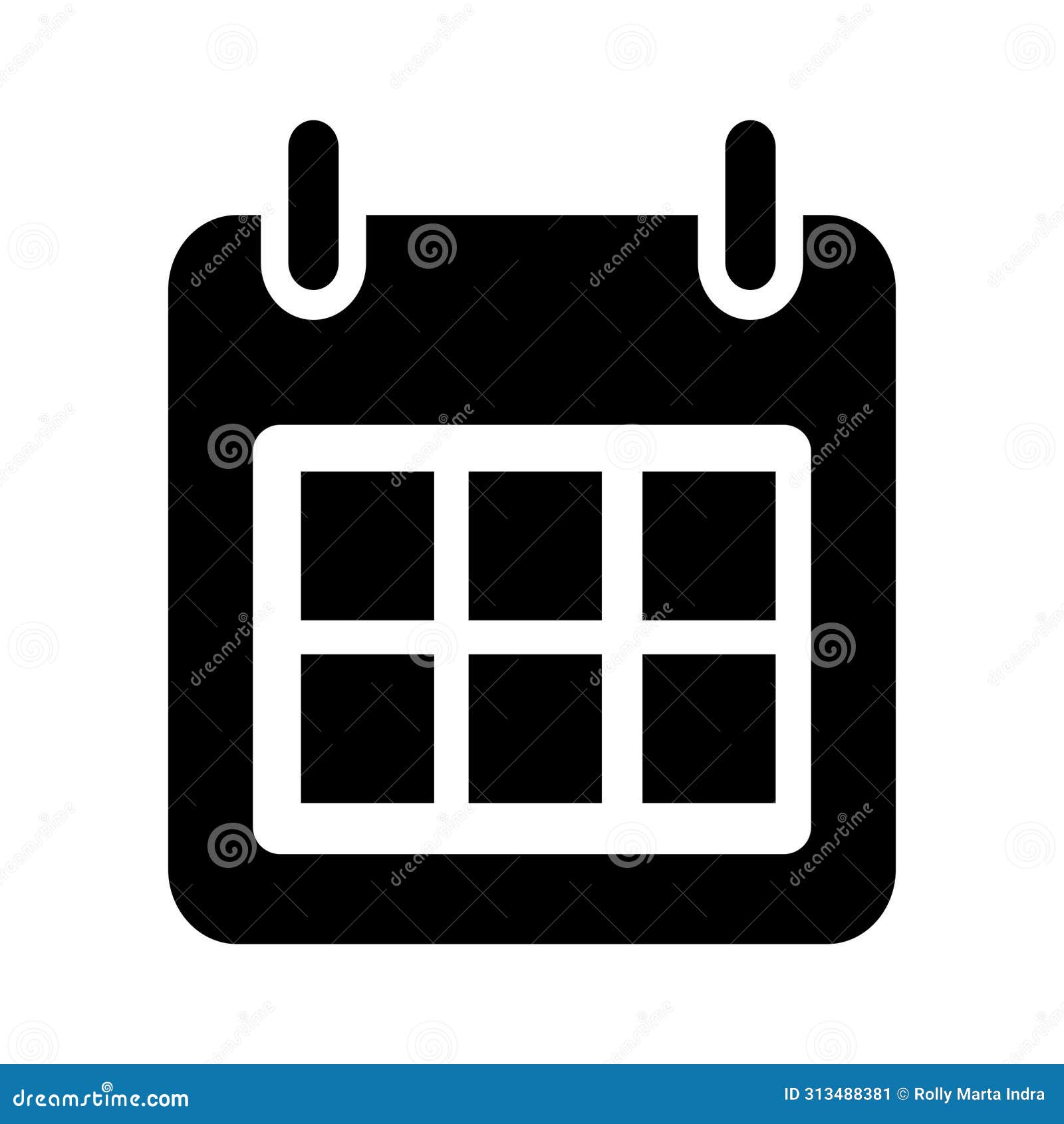 Calendar Time Schedule Icon Vector Illustration Logo Template. Editable ...