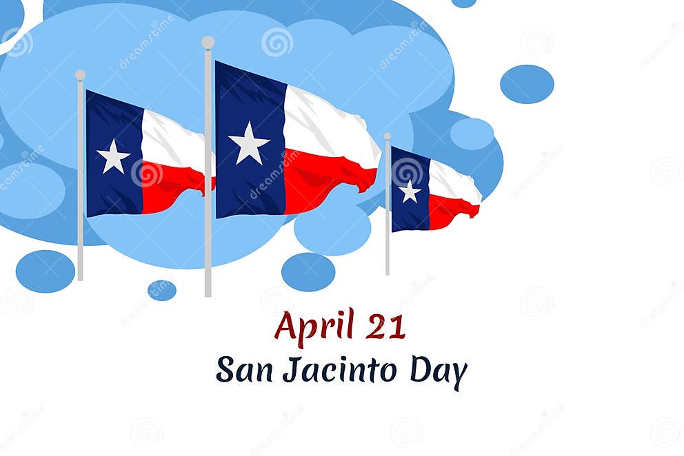 April 21, San Jacinto Day. Vector Illustration Stock Vector ...