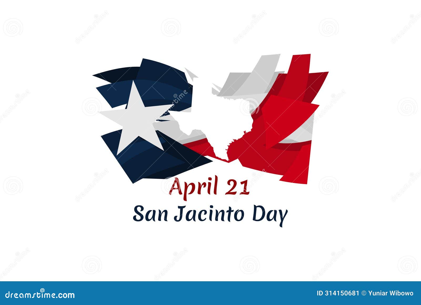 April 21, San Jacinto Day. Vector Illustration Stock Vector ...