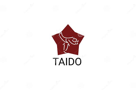Taido (way of the Body) Sport Vector Line Icon. Sportman, Fighting ...