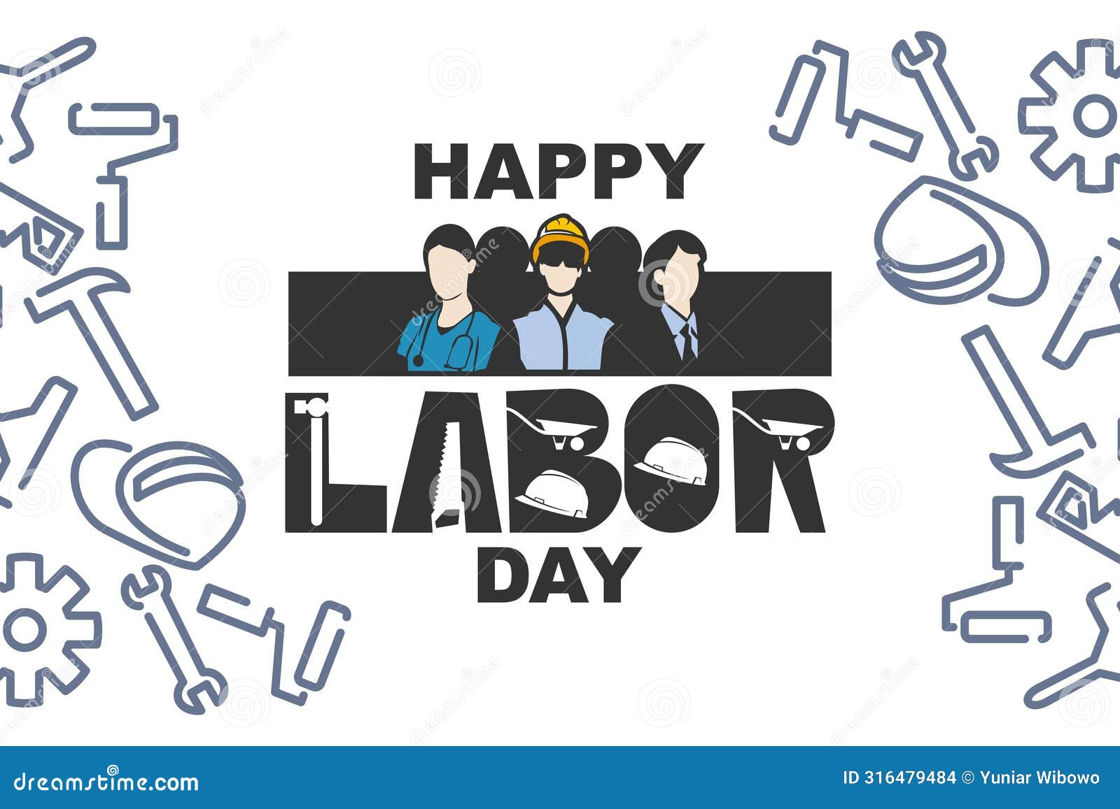 May 1, Happy Labor or Labour Day (mayday) Vector Illustration. Stock ...