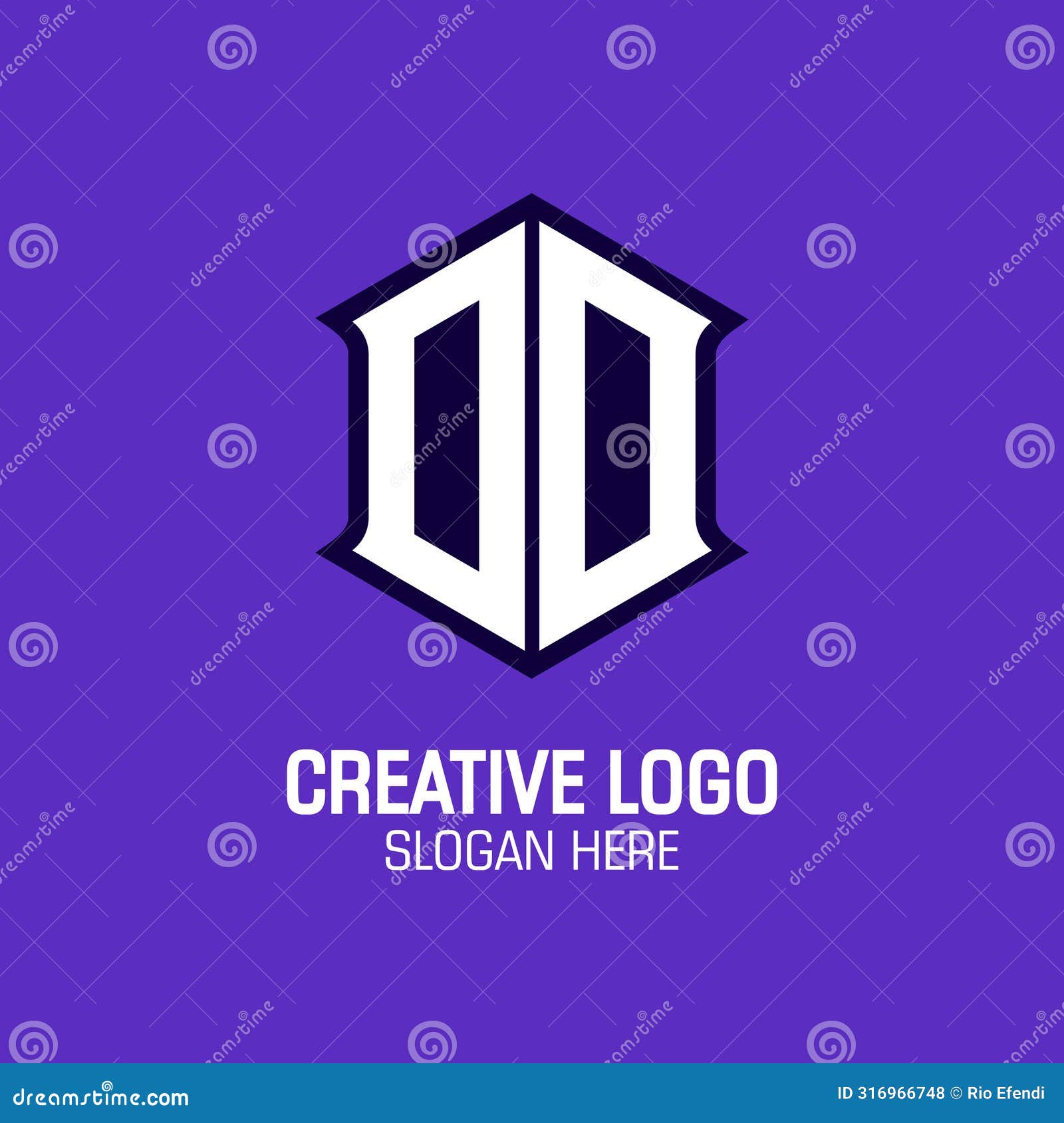 DD Initials Monogram Text Elegant Design. Modern Style Creative in ...