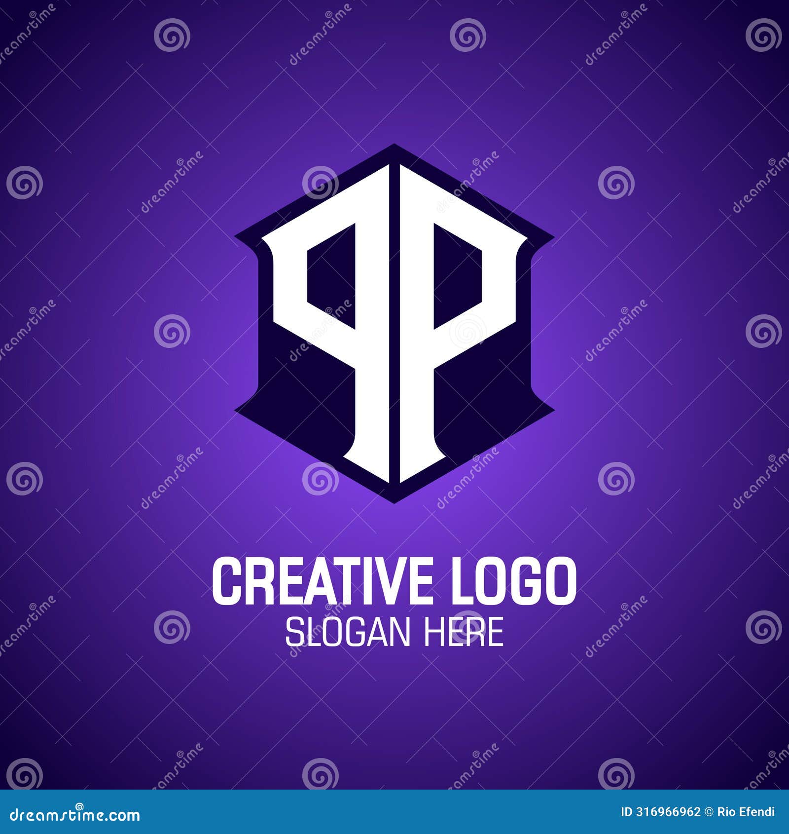 PP Initials Monogram Text Elegant Design. Modern Style Creative in ...