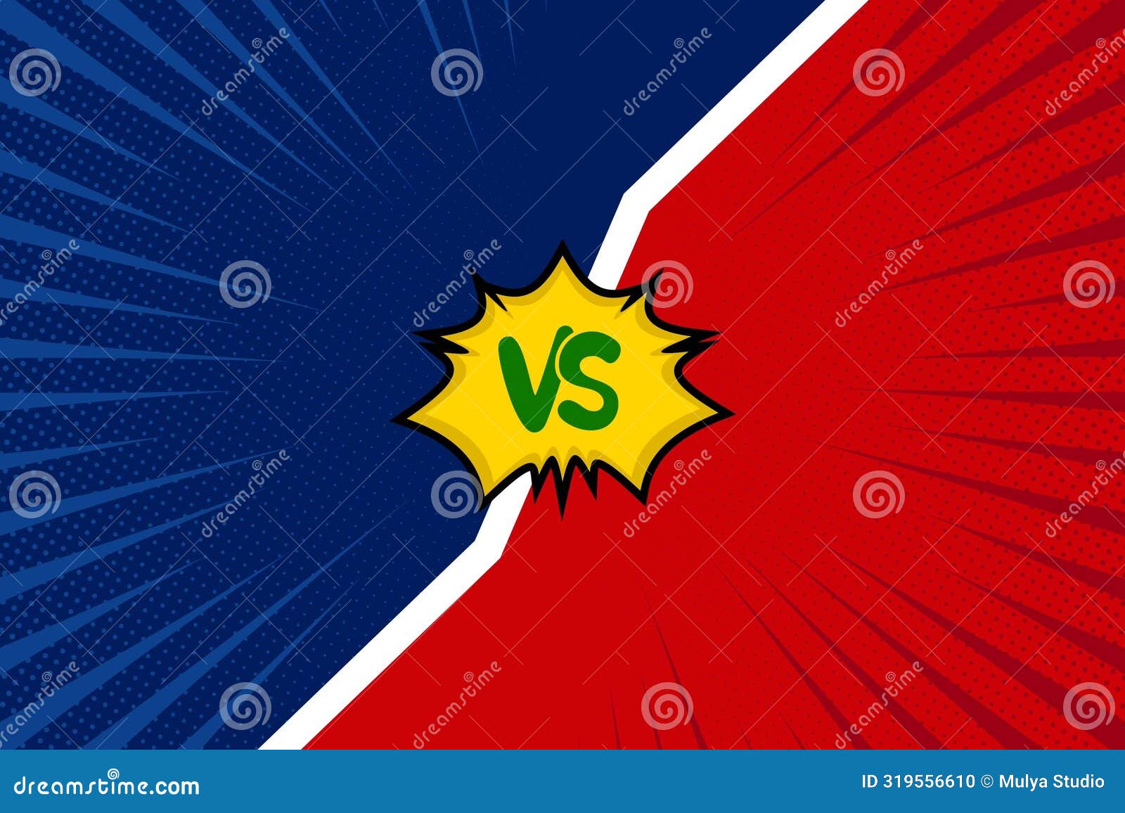 Background Comic Versus Pop Art Image Stock Vector - Illustration of ...