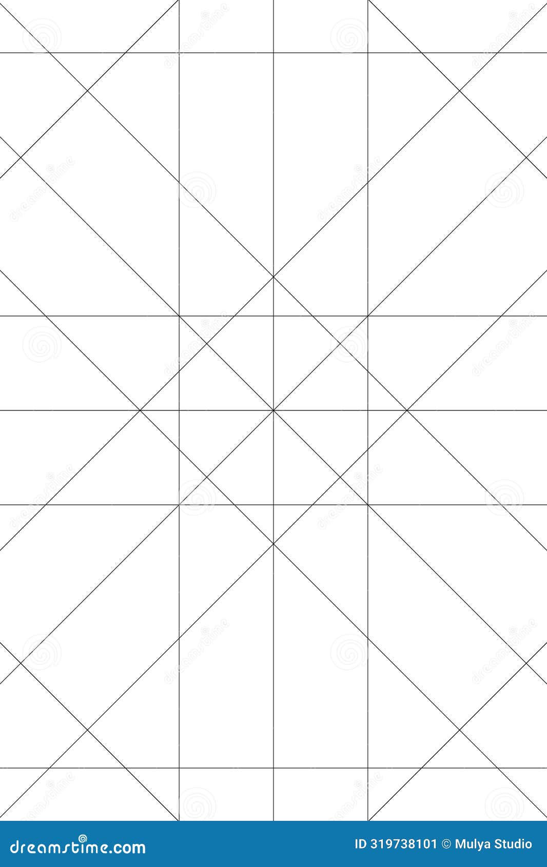 Outline Background Color Black Lines Grid Vector Image Stock Vector ...