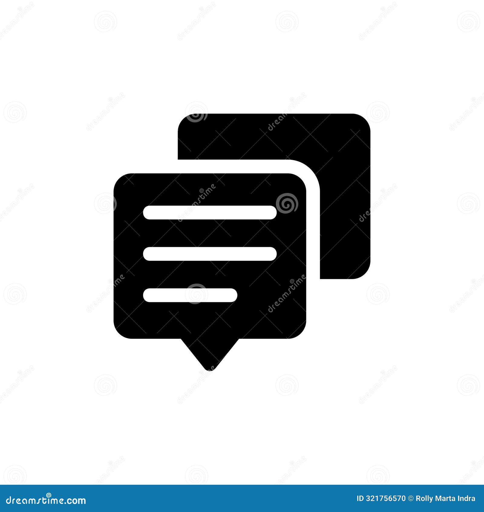 Message Style Vector Icons or Envelopes Isolated on a Blank Background ...