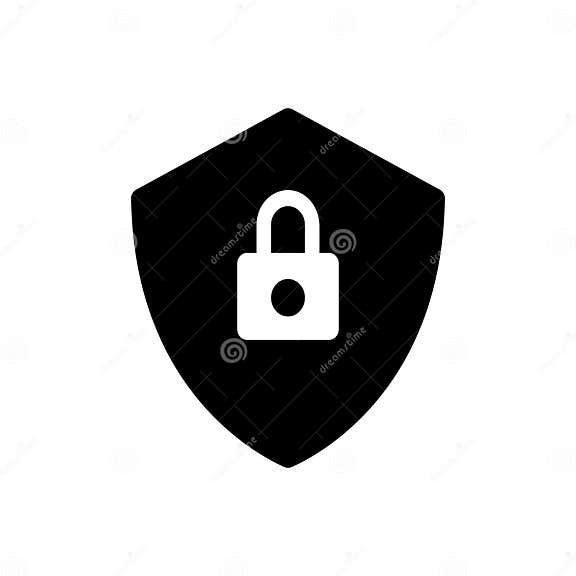 Security Shield Icon, Security Shield Logo with Padlock. Security ...