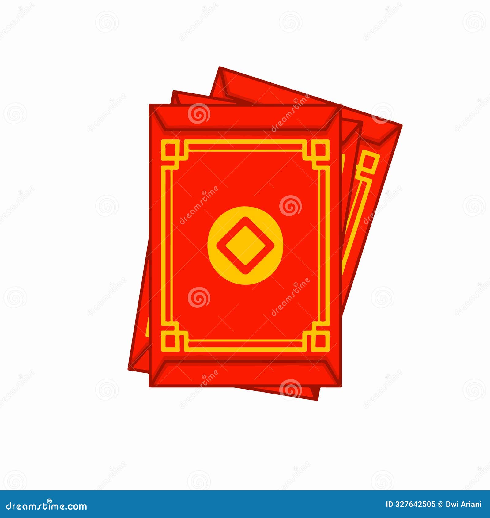 Chinese Angpao Sticker Design Stock Vector - Illustration of collection ...