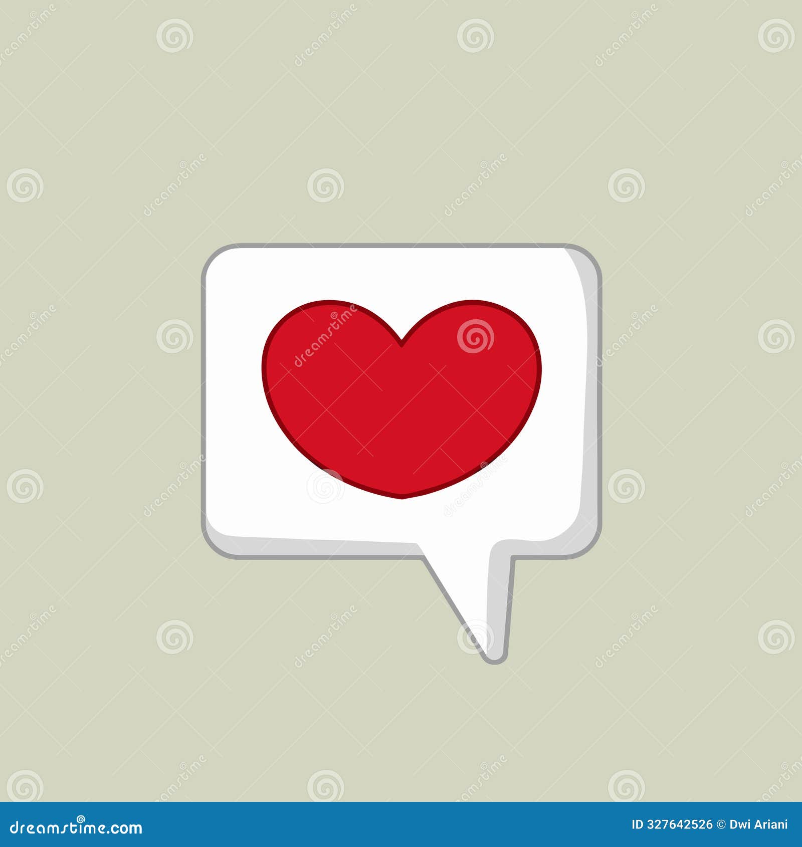 Message Chat with Heart Chat Stock Vector - Illustration of valentine ...