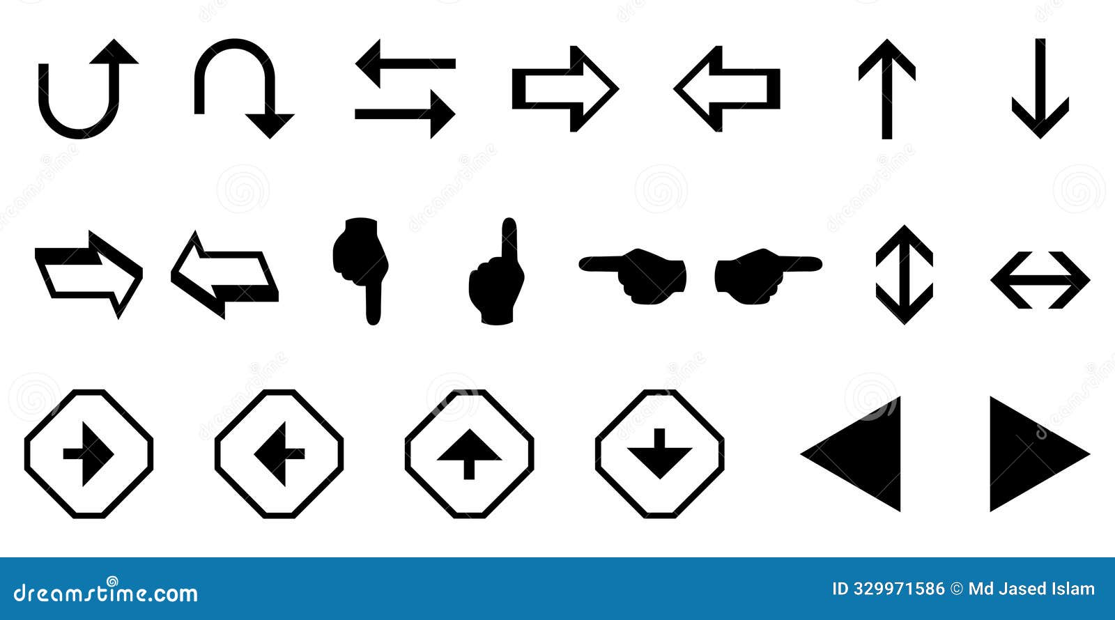 Arrow Icon, Road Directions Symbol Vector Illustration Stock ...