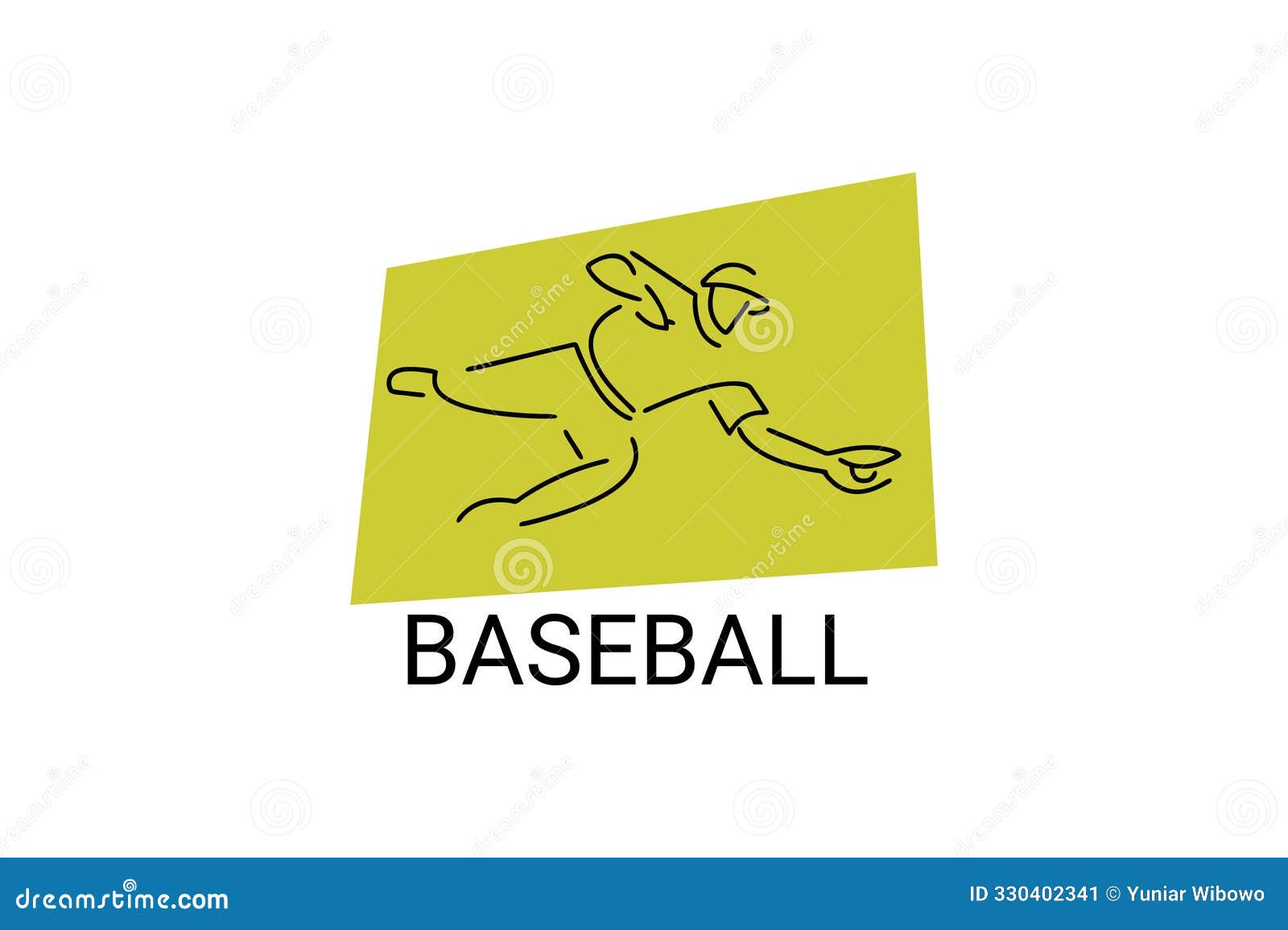 Baseball Player Vector Line Icon. Batter and Ball Logo, Equipment Sign ...