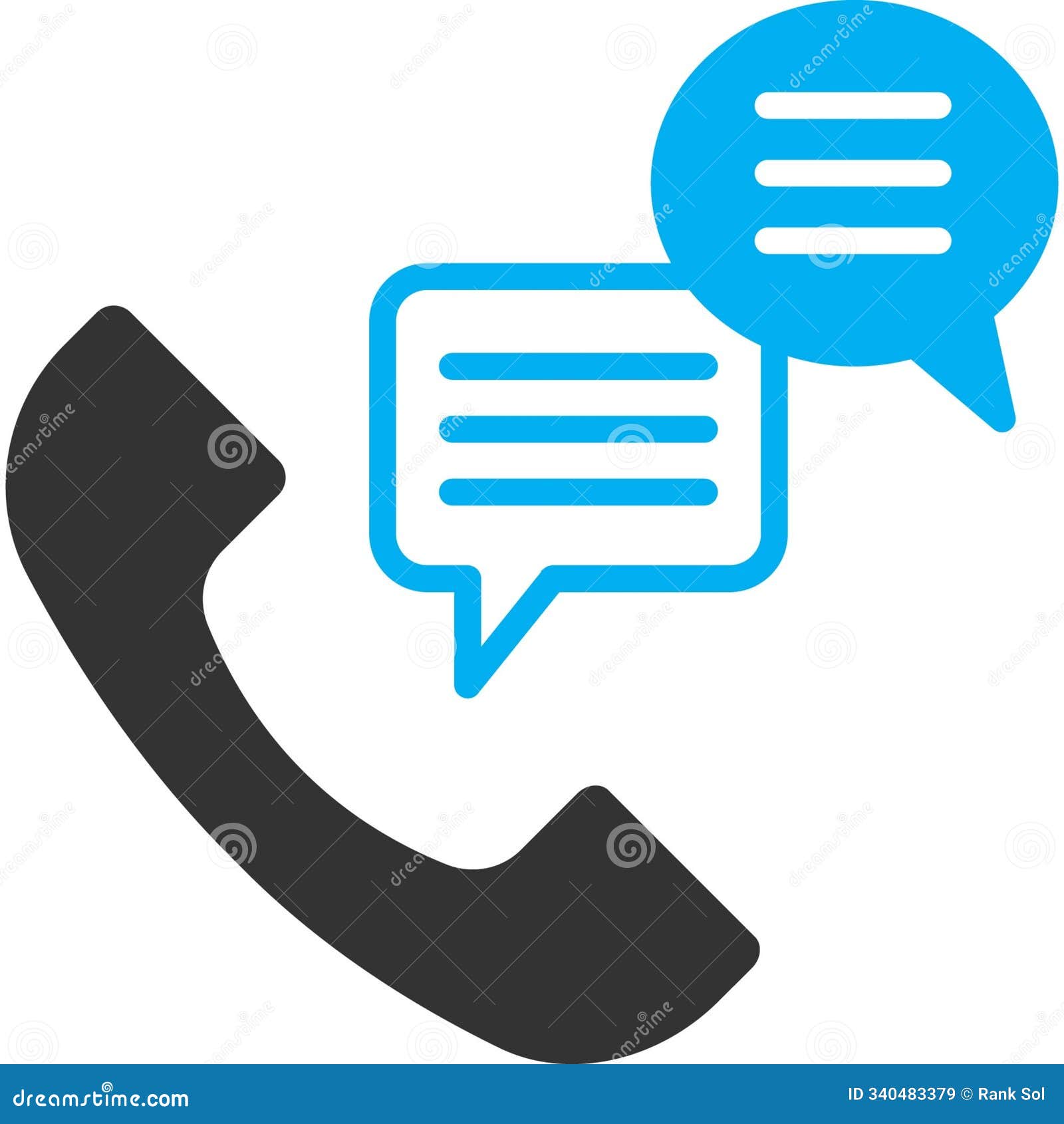 Call Vector Icon in Glyph Style Stock Illustration - Illustration of ...