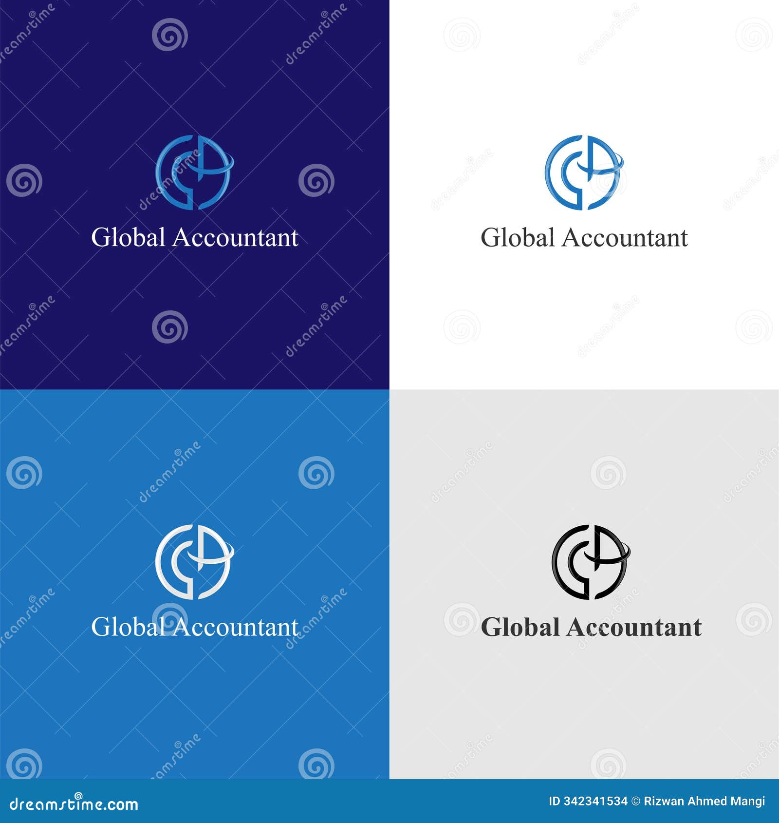 GT Monogram Global TriLink Logo Design Royalty-Free Stock Photography ...