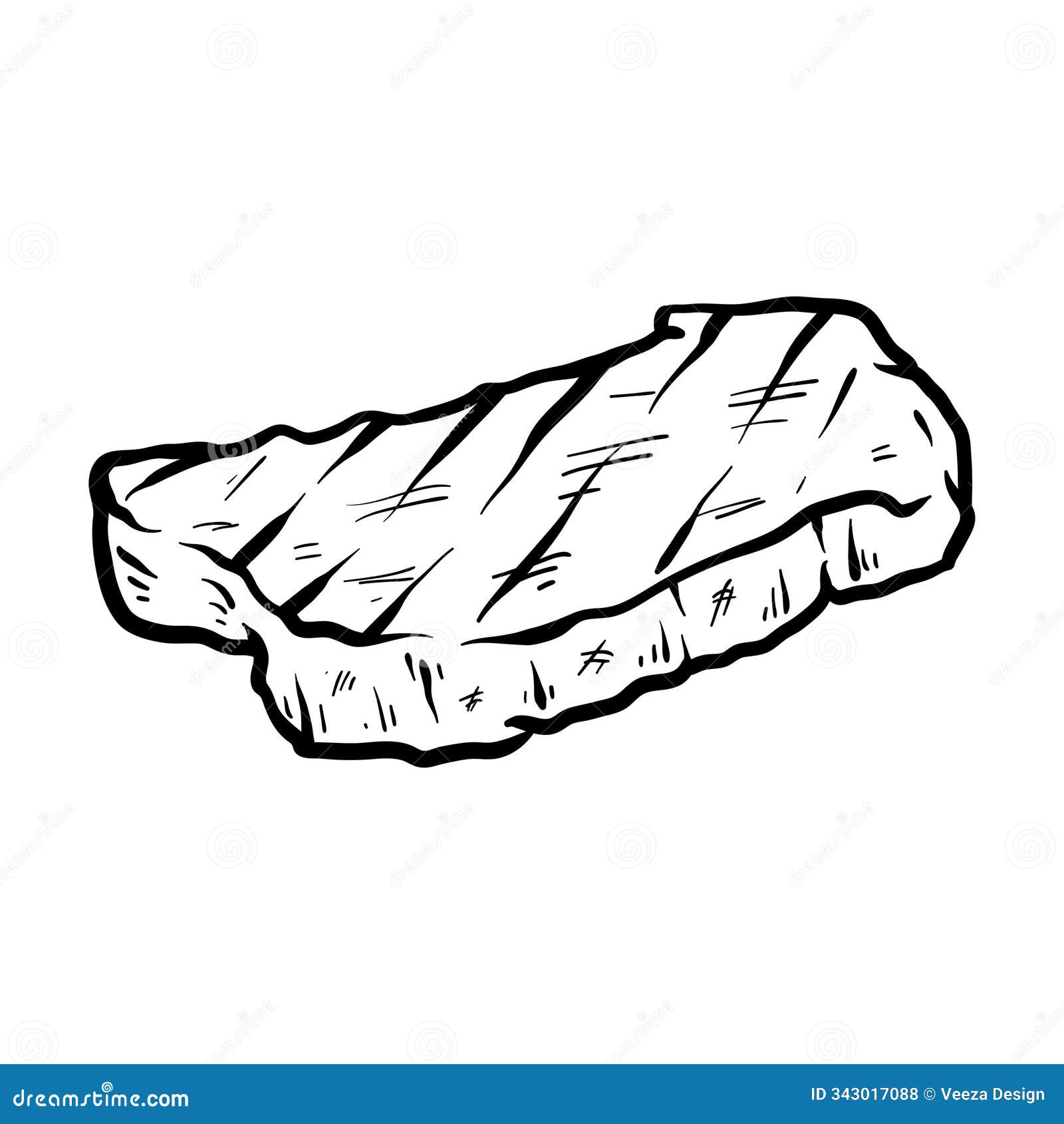 Meat Beef Bbq Grill Drawing Coloring Line Art Style Sketch Classic ...
