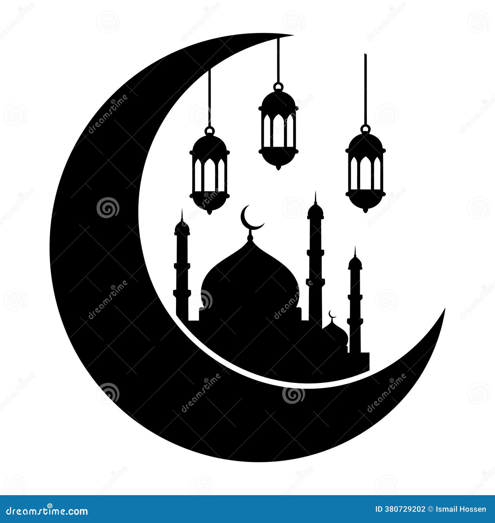 Lantern Islamic Pixel Art Clipart Design Graphic Vector Illustration ...
