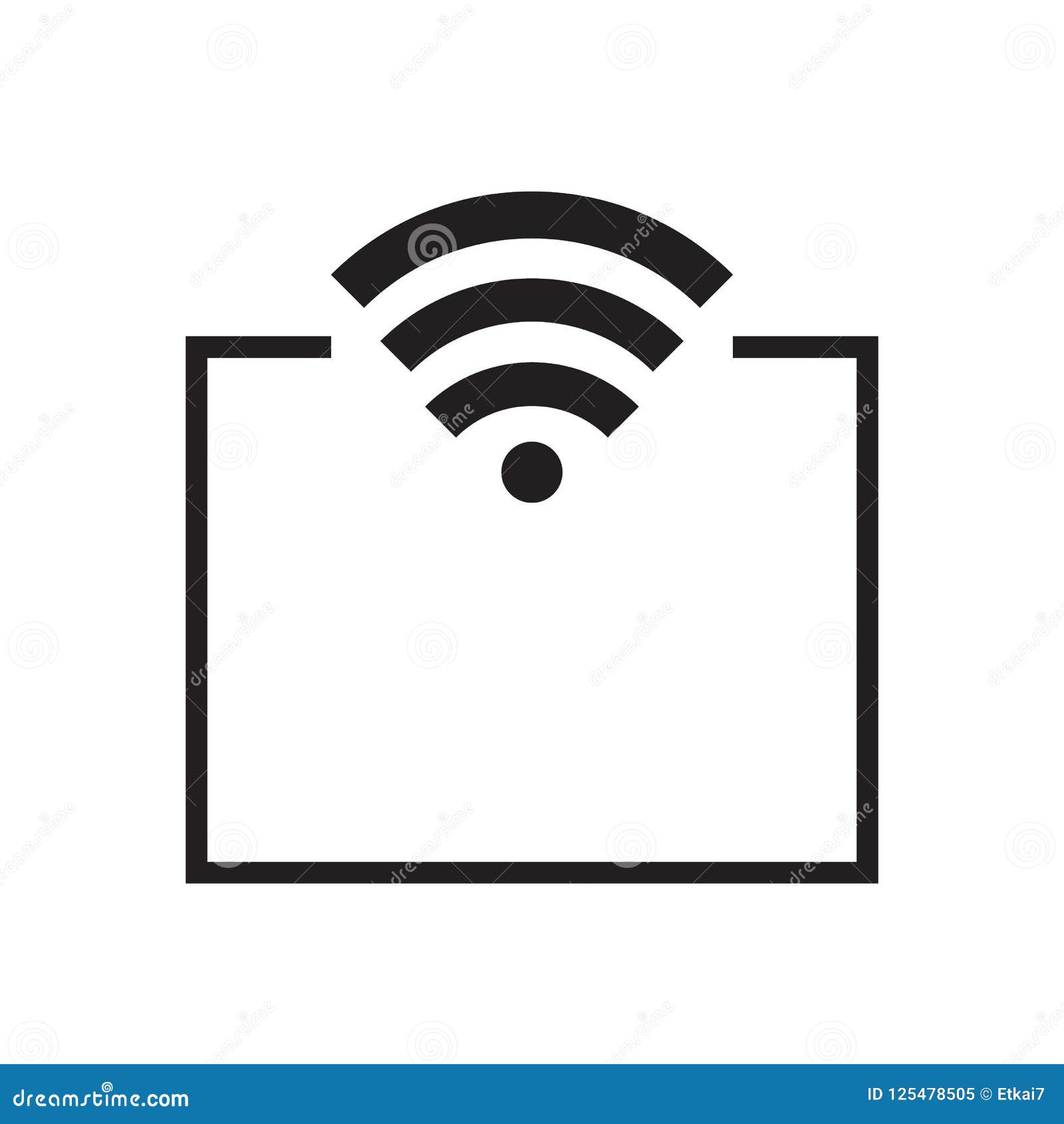 Mobile Access Point Icon. Vector Design Illustration.. Stock Vector ...