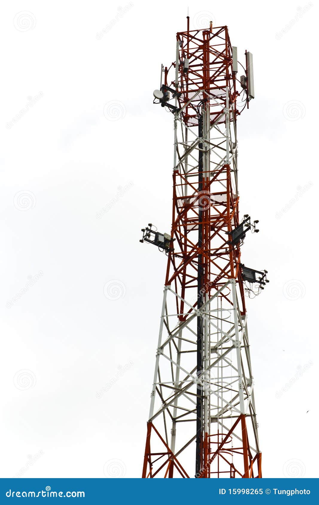 Mobile Antenna Arrays Showing Structure And Designs Stock Photo ...