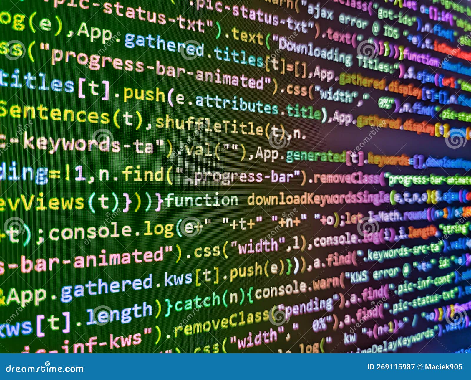 Mobile App Building Developing Html And Technology Css Javascript And Html Usage Displaying