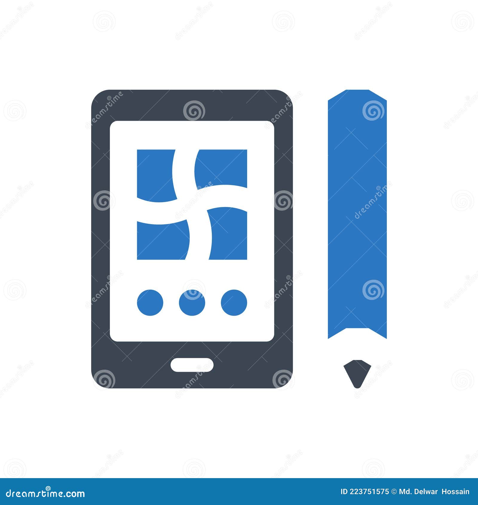 Mobile app design icon stock vector. Illustration of application ...