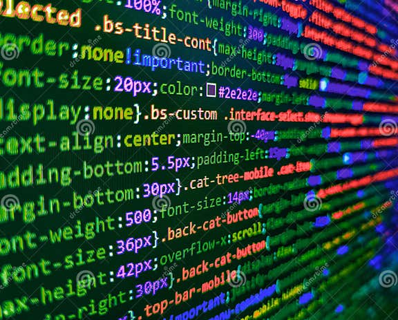 Mobile App Developer. Programing Workflow Abstract Algorithm Concept. Developer Working on ...