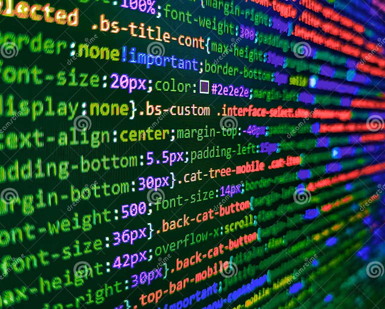 Mobile App Developer. Programing Workflow Abstract Algorithm Concept ...