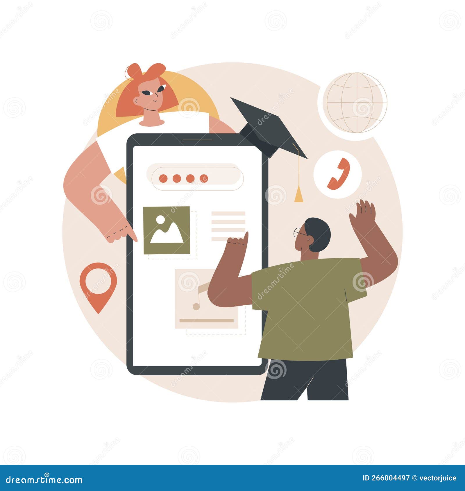 Mobile App Development Courses Abstract Concept Vector Illustration ...