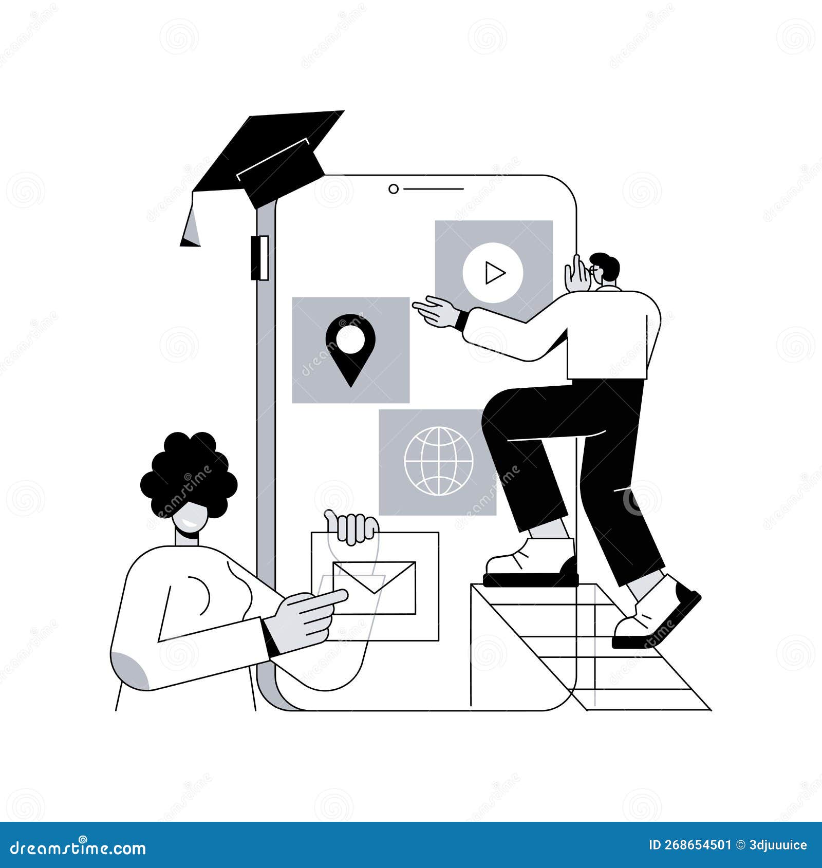 Mobile App Development Courses Abstract Concept Vector Illustration ...