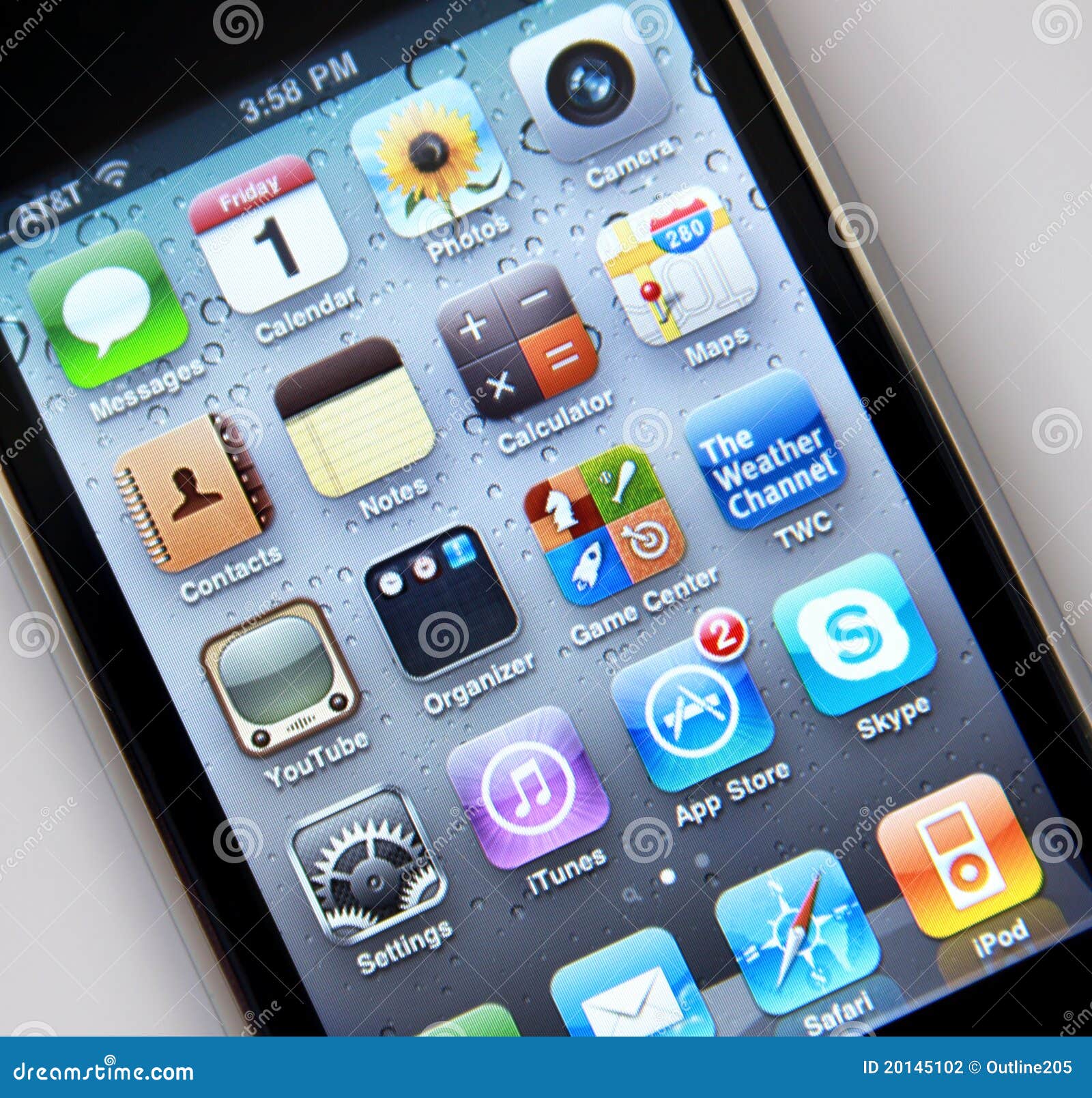 Mobile app icons editorial photography. Image of ipod - 20145102