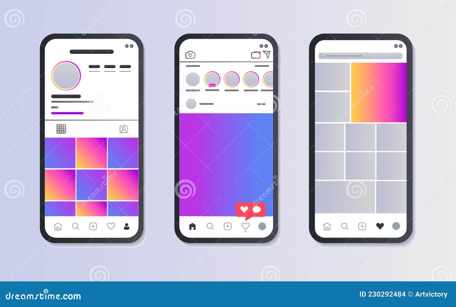 Mobile App Onboarding Screens. Banners for Website and Mobile Kit Stock ...