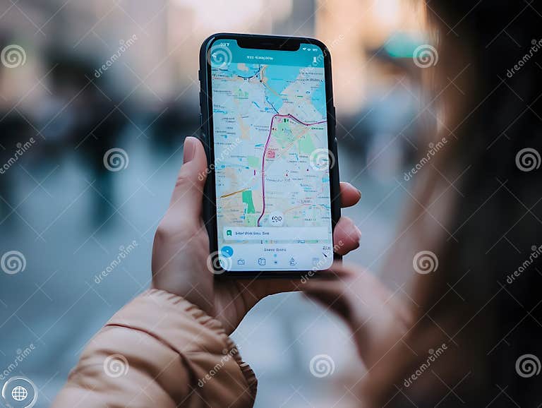 Mobile App for Tracking and Reducing Travel Emissions Stock ...