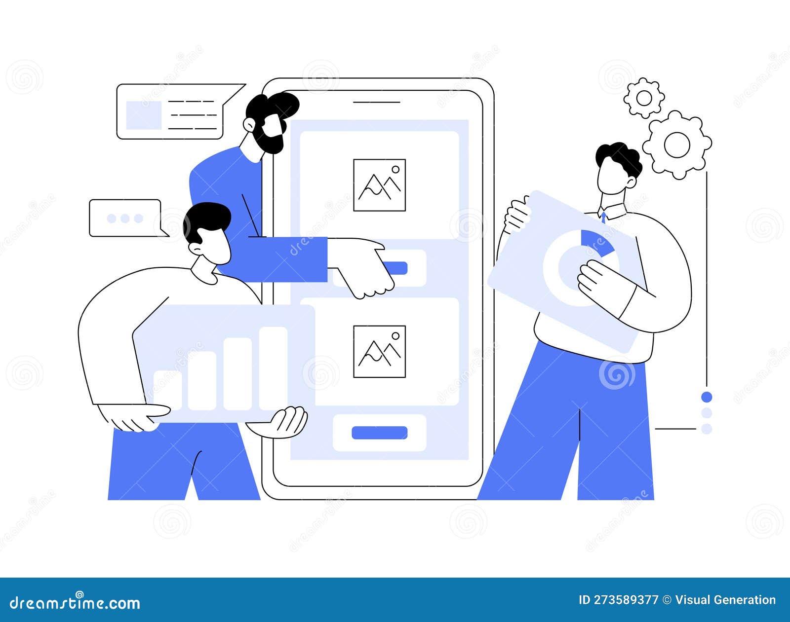 Mobile Application Development Abstract Concept Vector Illustration ...