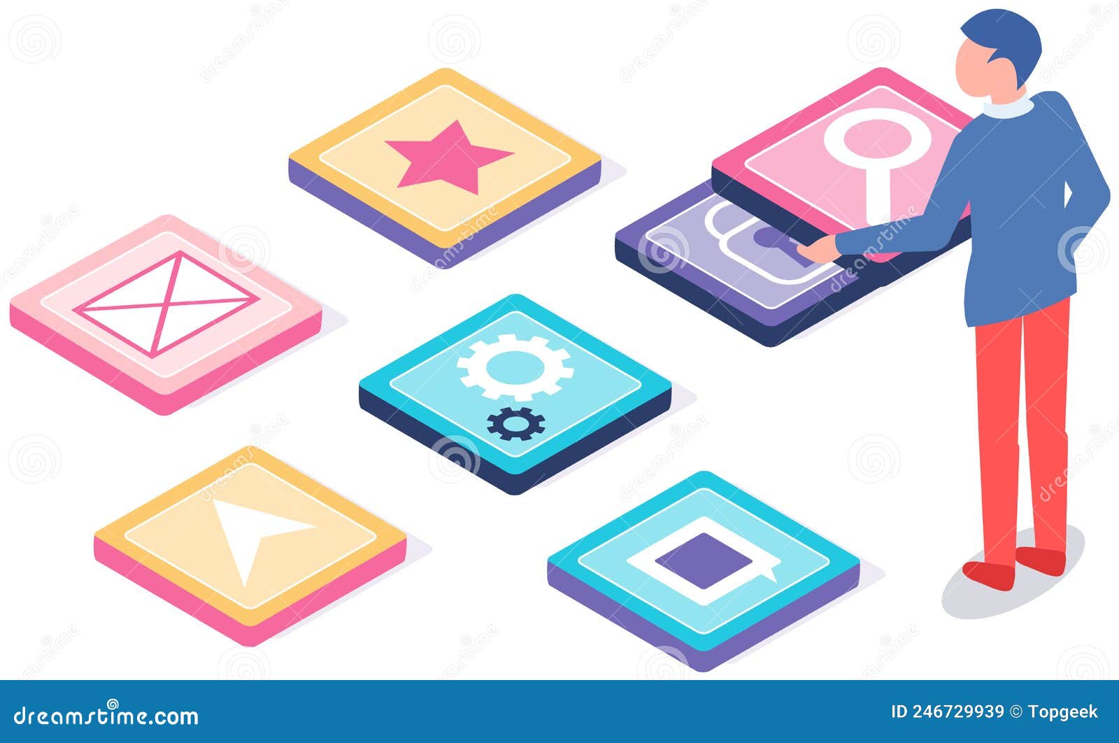 Mobile Application Development Concept, Designer and Developer Using ...