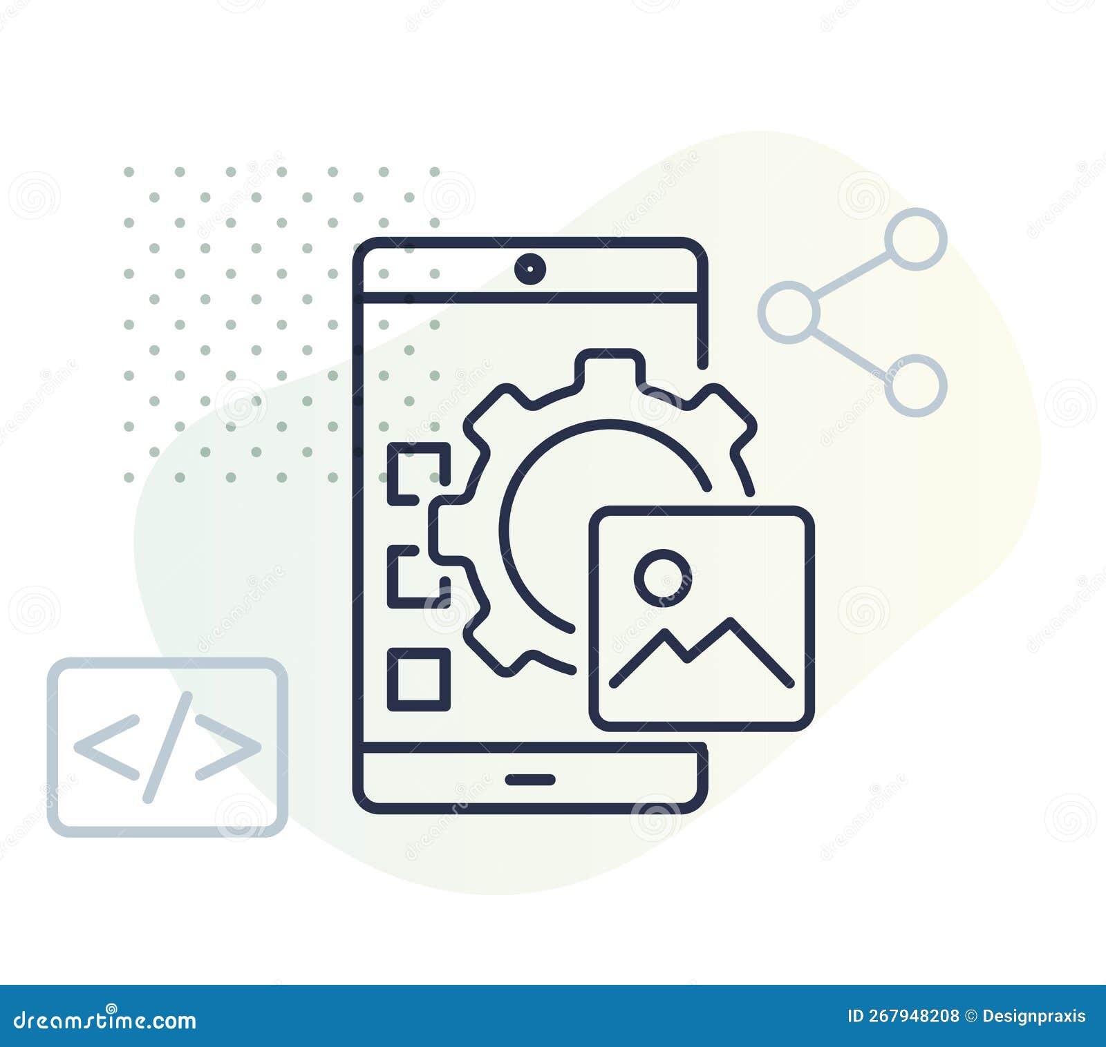 Mobile Application Development - Illustration Stock Illustration ...