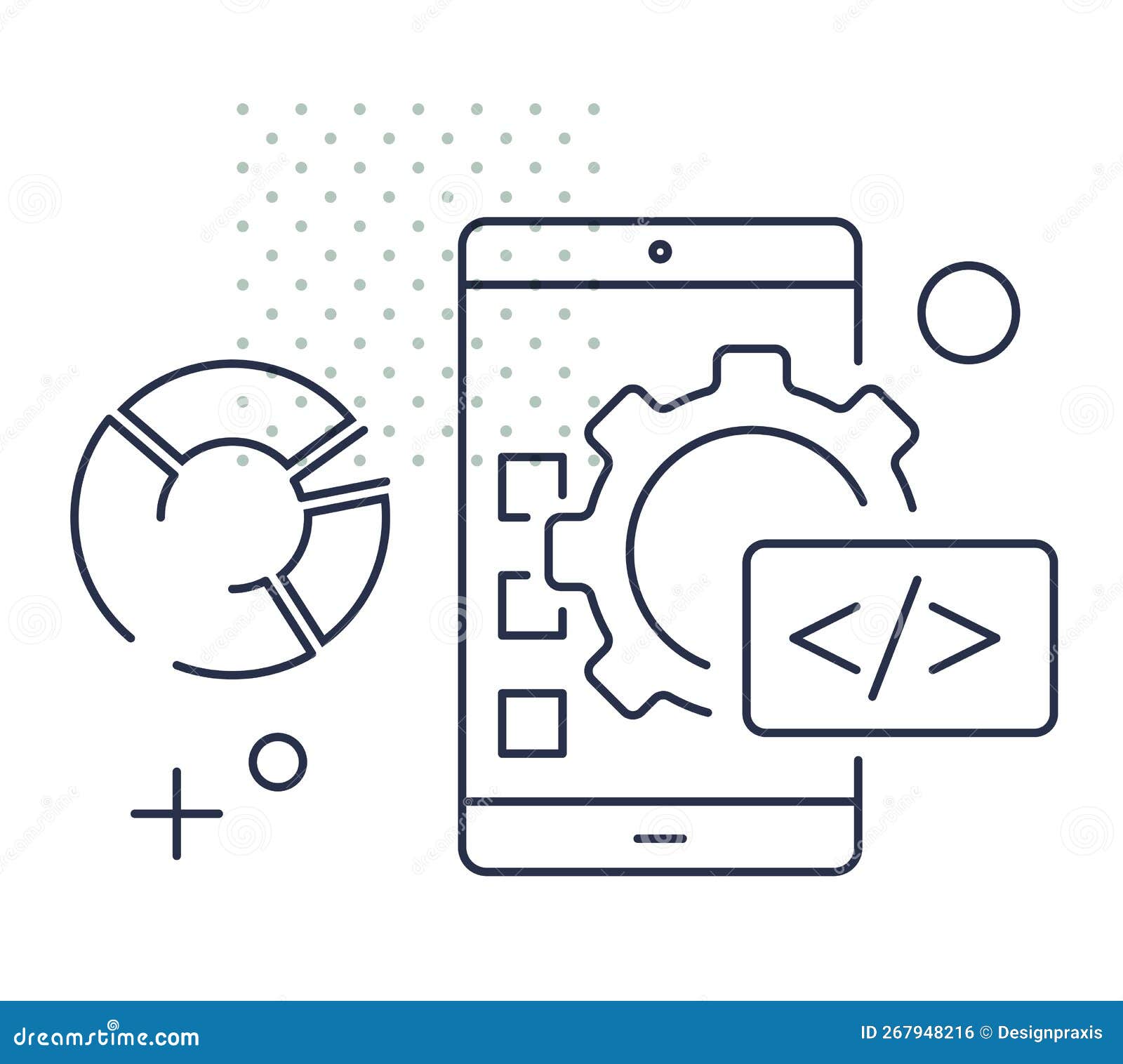 Mobile Application Development - Illustration Stock Illustration ...