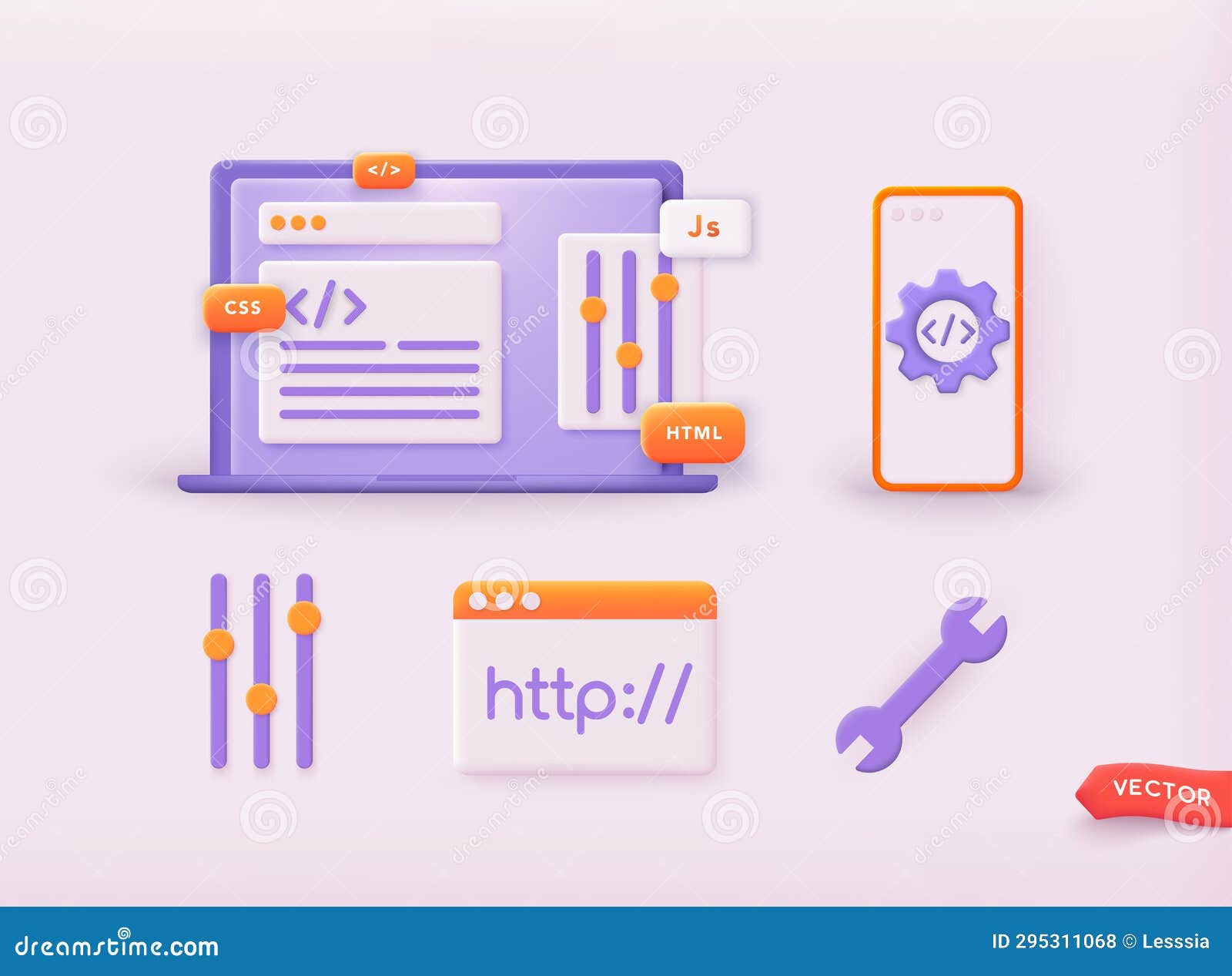 Mobile Application Development Process. Smartphone Interface Building Process, Mobile App Stock ...