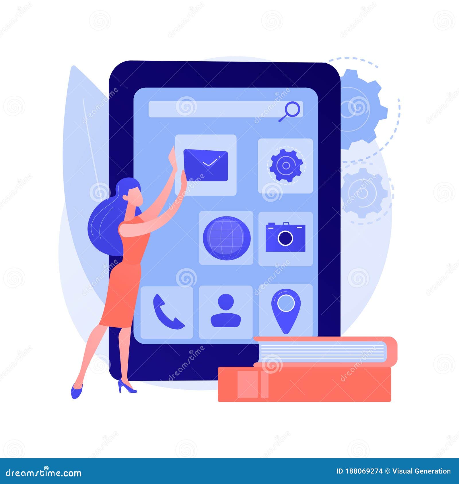 Mobile App Development Courses Vector Concept Metaphor Stock Vector ...