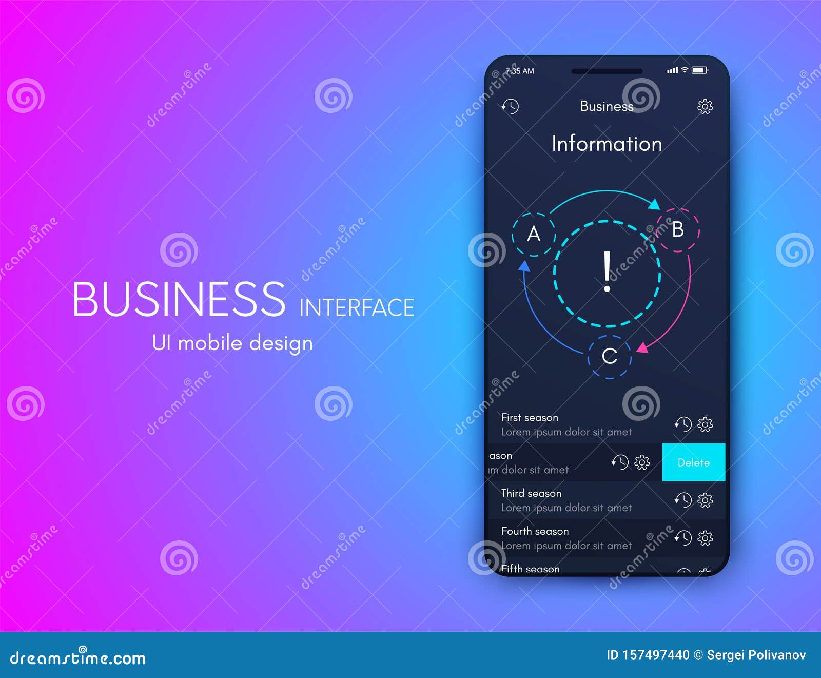 Mobile Application Interface. Ui Design, Stock Vector Stock Vector ... Mobile Application Interface. Ui Design, Stock Vector Stock Vector ...