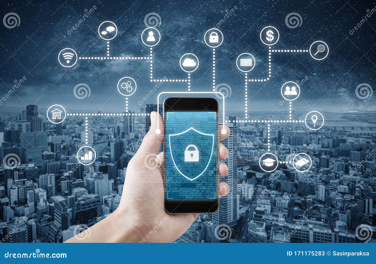 Mobile Application and Internet Online Security System Stock ... Mobile Application and Internet Online Security System Stock ...