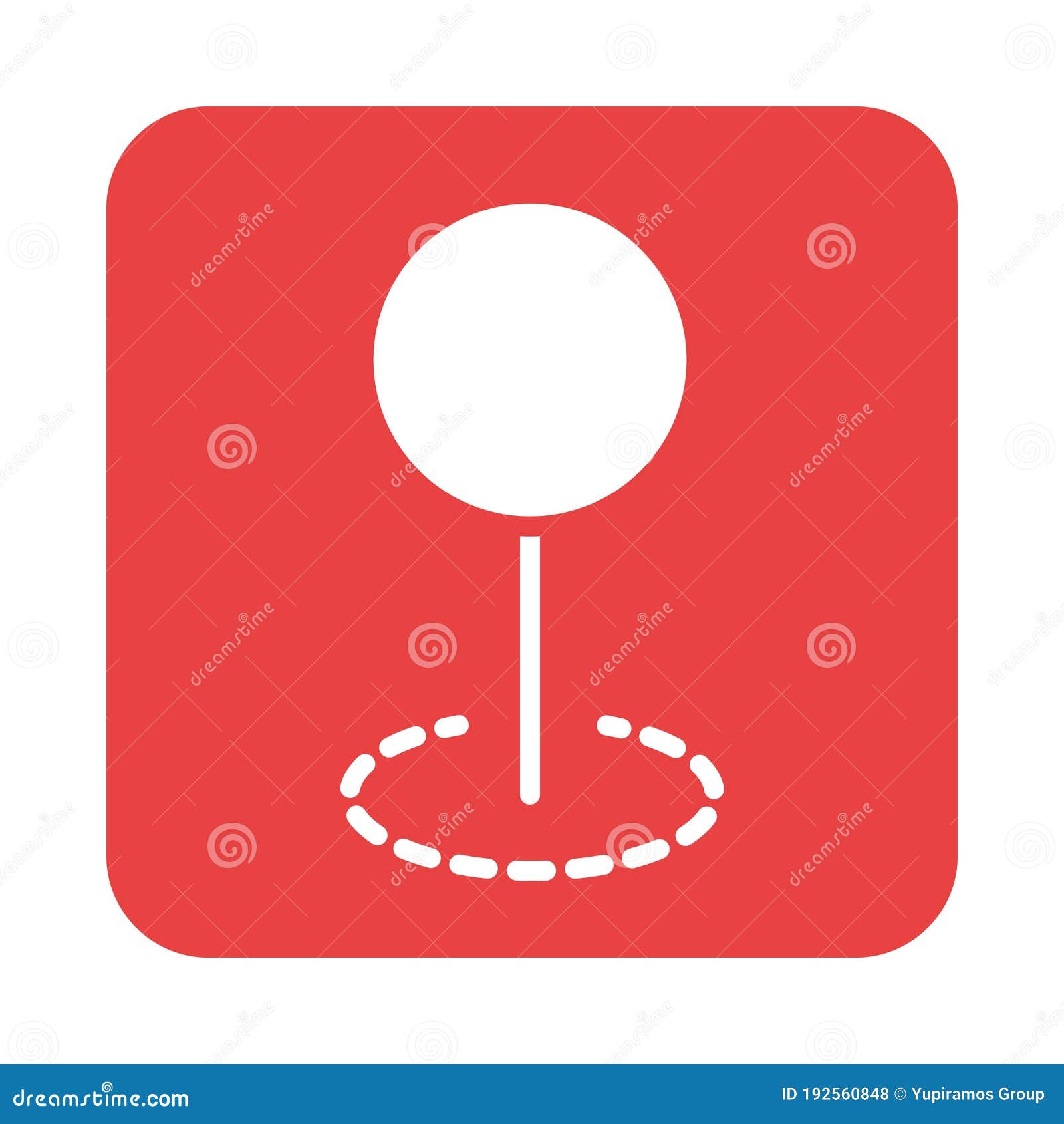 Mobile Application Location Pin Map Web Button Menu Digital Flat Style