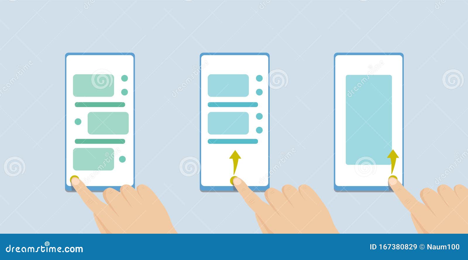 Mobile Application Management,smartphone with App on Screen and Hand ...