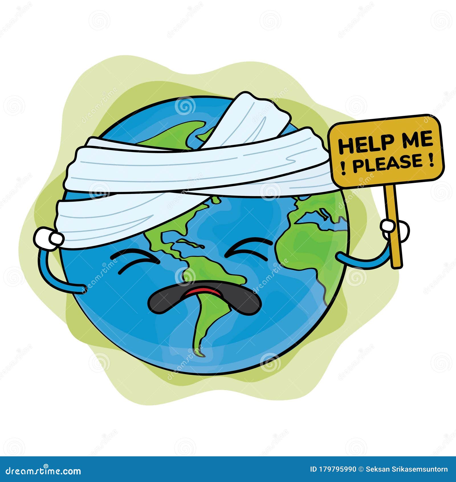 The World Holds Help Sign Cartoon Stock Vector - Illustration of earth ...