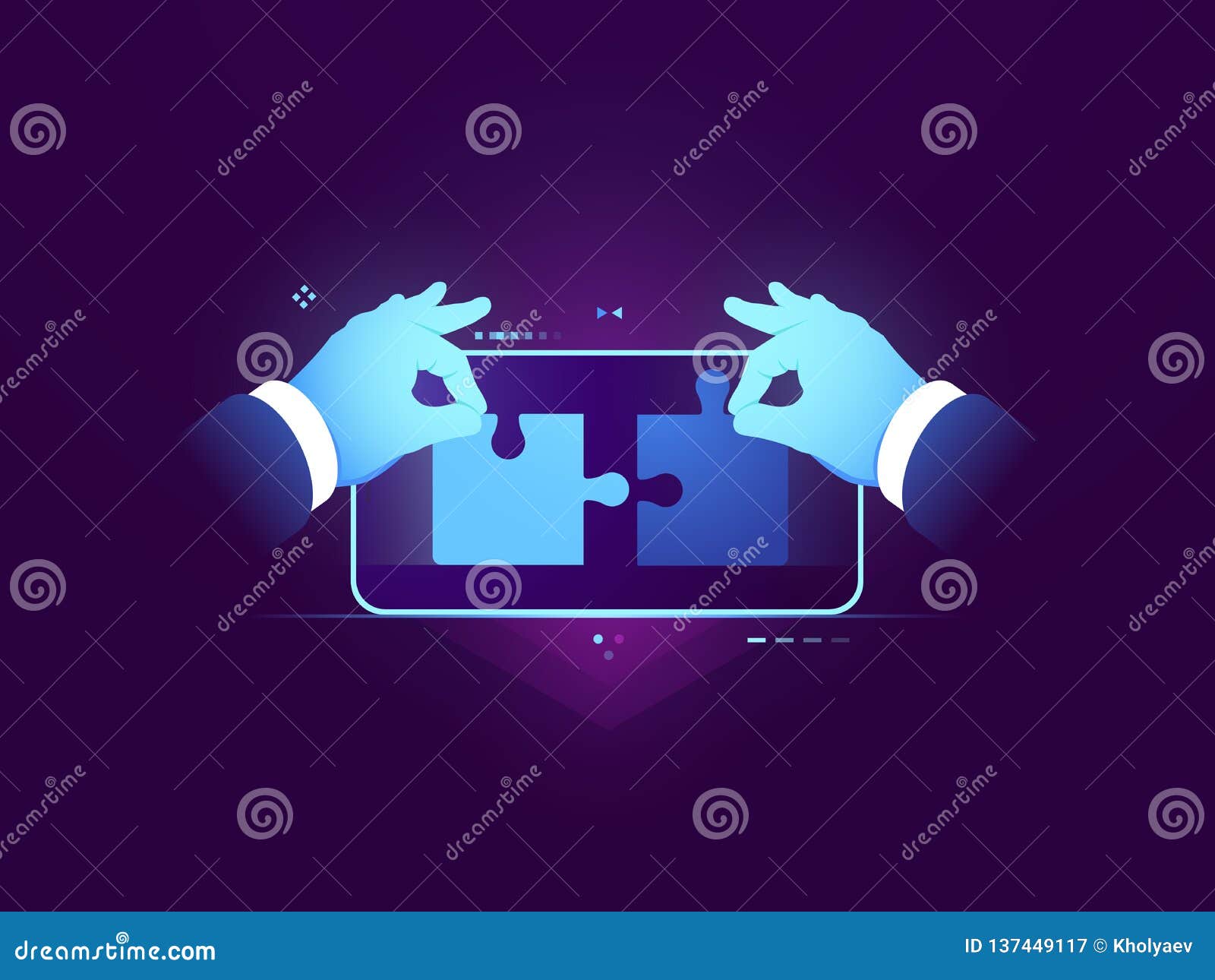 Mobile Application Testing, Connection of Two Pieces of Puzzle, Ux Ui ...