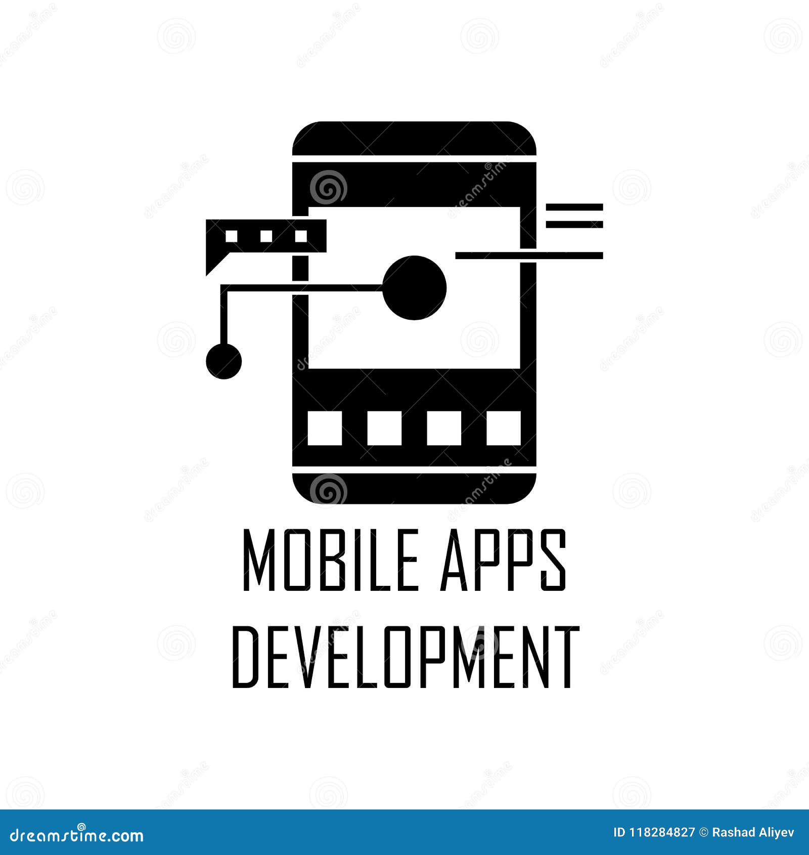Mobile Apps Development Icon. Element of Web Development for Mobile ...