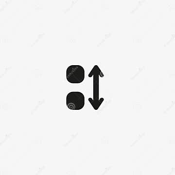 Mobile Apps Sorting Button Icon for UI Design Stock Vector - Illustration of business, mobile ...