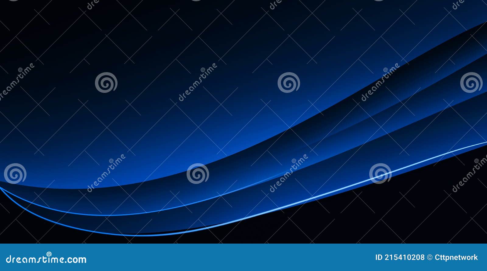 Mobile Background in Blue Color with Abstract Glowing Shapes. Modern ...