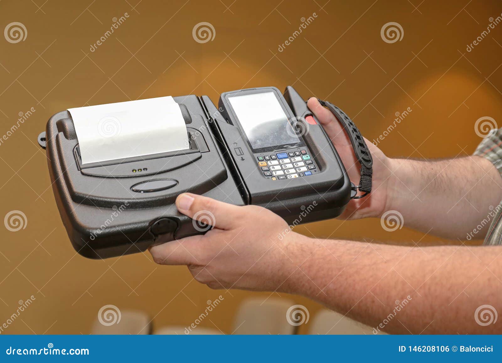 Barcode Printer And Packaging Boxes Stock Image | CartoonDealer.com ...