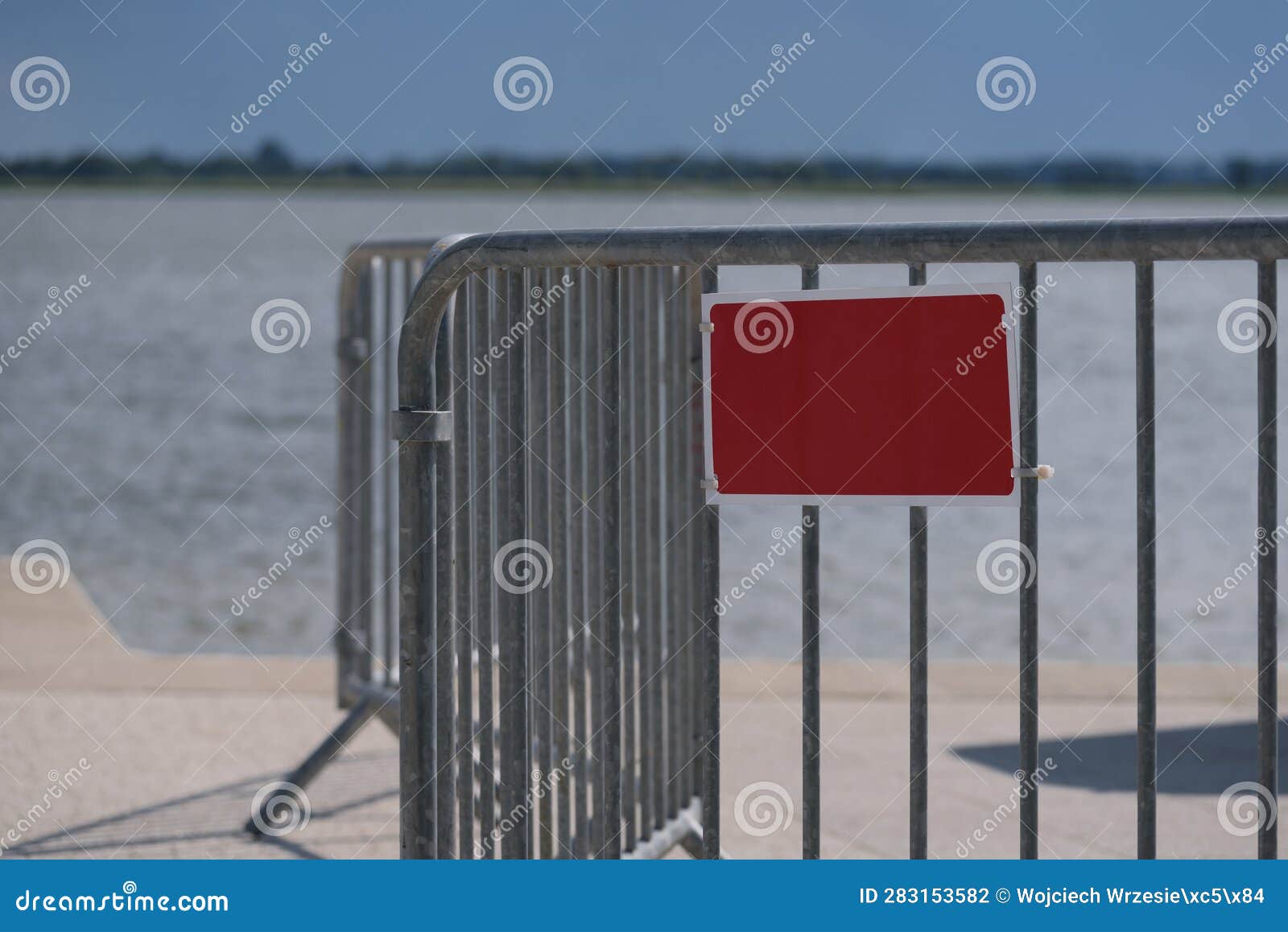 MOBILE BARRIERS stock photo. Image of entry, prohibition - 283153582