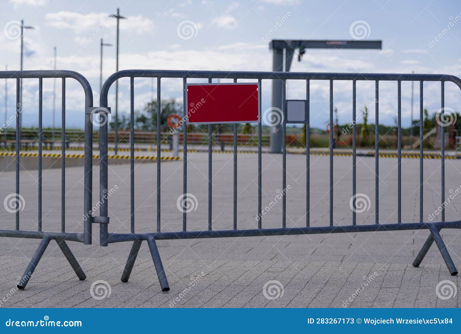 MOBILE BARRIERS stock image. Image of protection, banning - 283267173